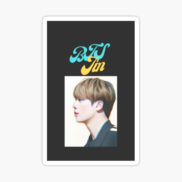 "Jin" Sticker by ROSABELA | Redbubble