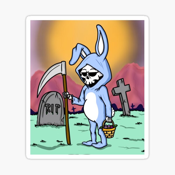 "Pastel Goth Creepy Cute Easter Death | Dark Humour | Easter Bunny ...