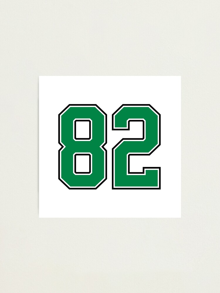 "82 number, green lucky sports eighty two" Photographic Print for Sale ...