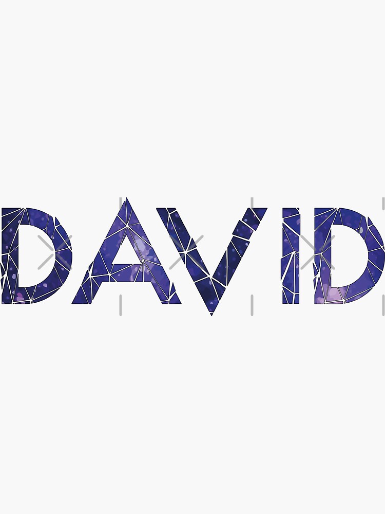 "DAVID Name I - My name is DAVID - typography name - Galaxy Vibe ...