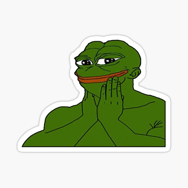 "Frog meme Sticker" Sticker for Sale by Axelj16shop | Redbubble