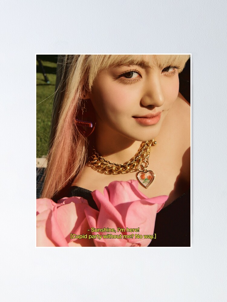 "IVE LIZ ‘LOVE DIVE’" Poster by HaloHaloShine | Redbubble