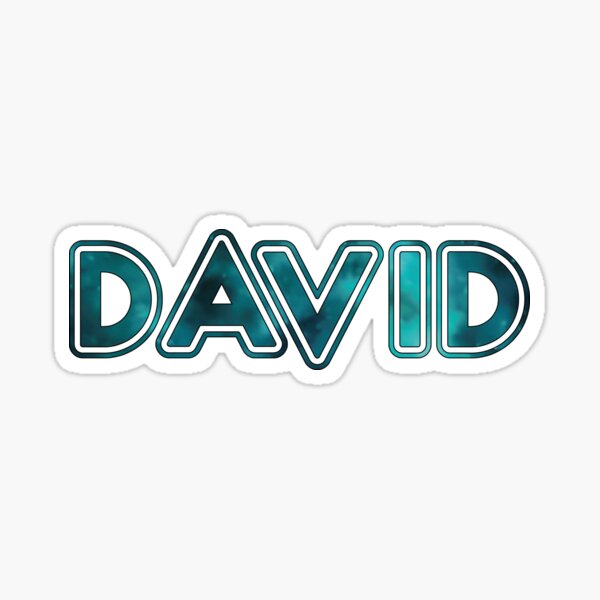 "DAVID Name II - My name is DAVID - typography name - Galaxy Vibe ...
