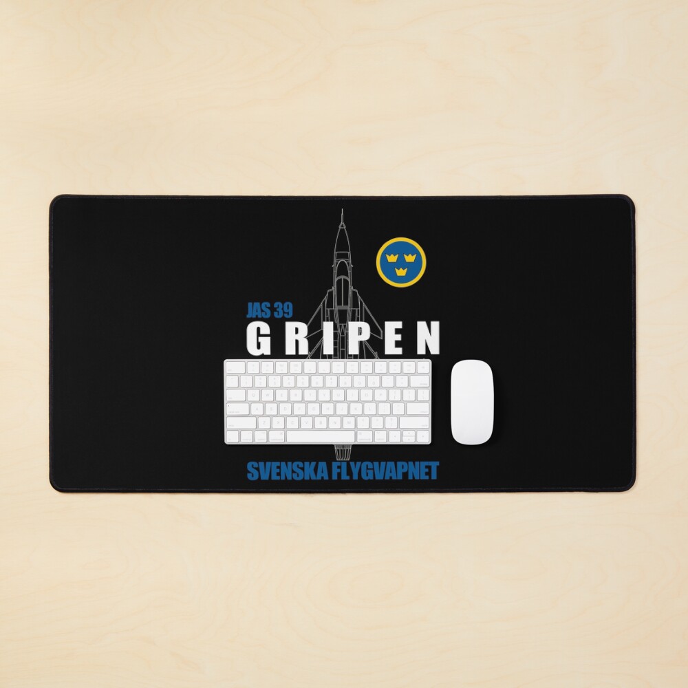 "Jas 39 Gripen Swedish Air Force" Mouse Pad for Sale by magazinecombate ...