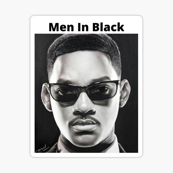 "Will Smith Men In Black" Sticker for Sale by Malonza | Redbubble