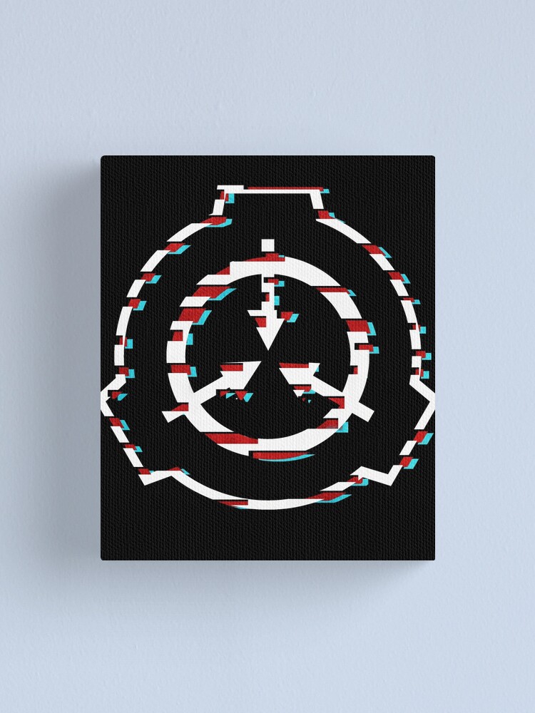 "SCP Foundation symbol glitch" Canvas Print for Sale by Rebellion-10 ...