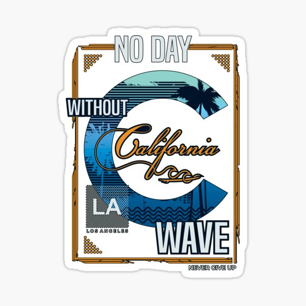 "California Art" Sticker by Starlashop | Redbubble