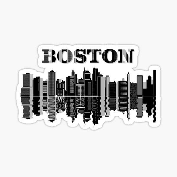 "BOSTON" Sticker by Limpexxx | Redbubble
