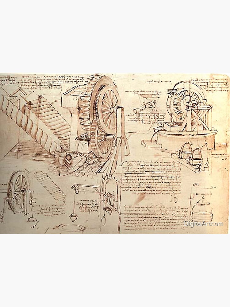 Leonardo Da Vinci Premium Matte Vertical Poster Designed & Sold By Ritu ...