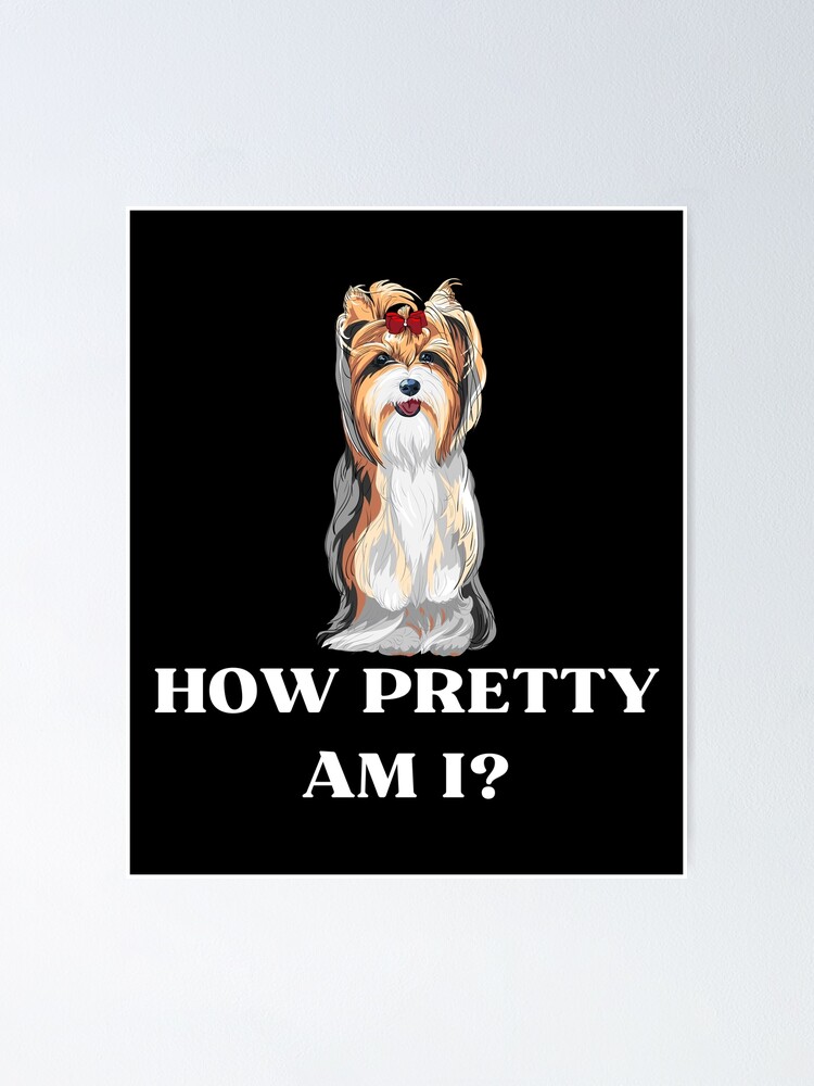 "How Pretty Am I?" Poster for Sale by DeversDesigns | Redbubble
