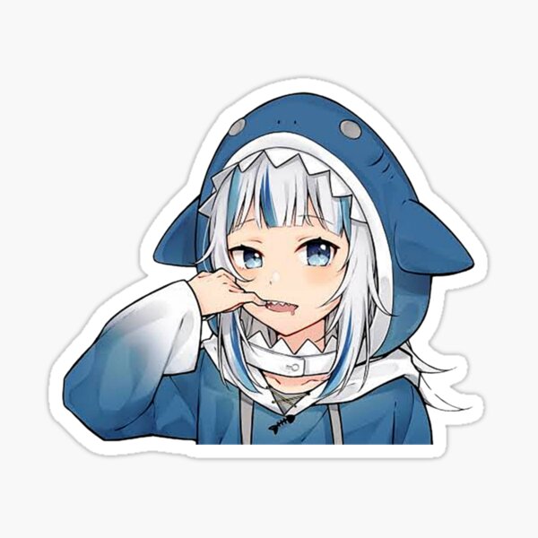 "gawr gura " Sticker by KoenxiKarlab | Redbubble