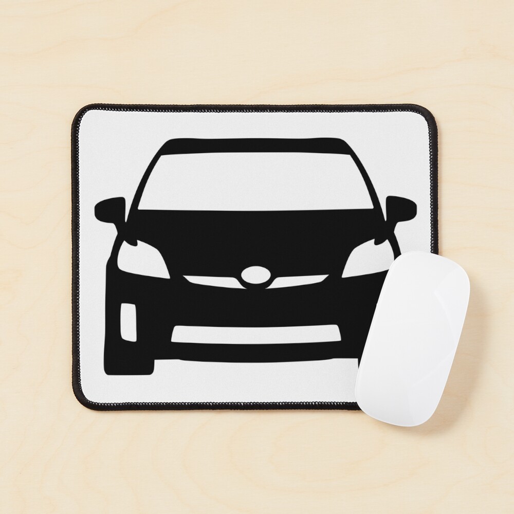 "Toyota Prius 2010-2015 front Black Silhouette" Poster for Sale by ...