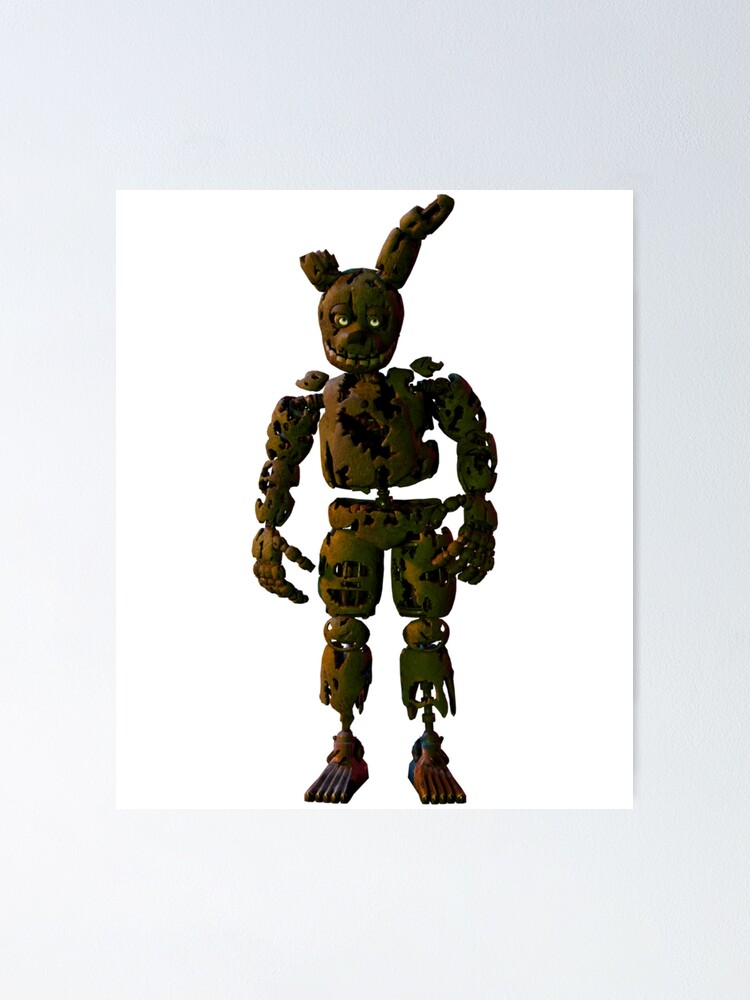 "Springtrap Fnaf " Poster for Sale by JennifBryle | Redbubble