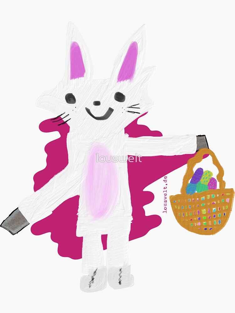 "Lou's World (The Easter OHa)" Sticker by louswelt | Redbubble