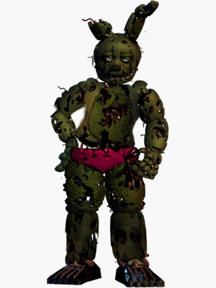 "Springtrap Fnaf" Sticker by JennifBryle | Redbubble