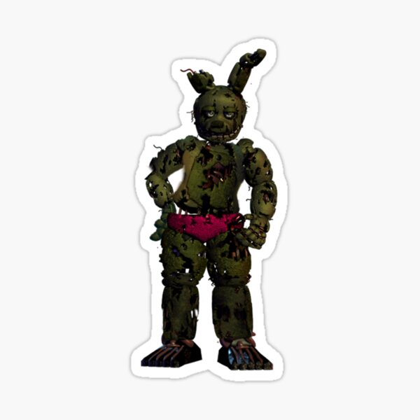 "Springtrap Fnaf" Sticker by JennifBryle | Redbubble