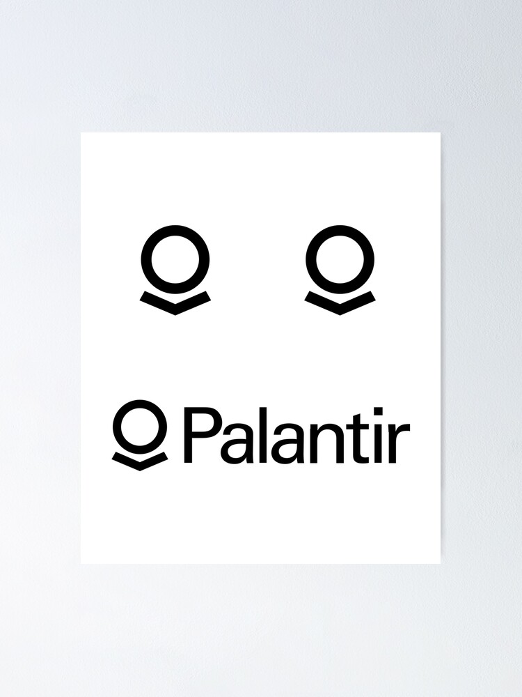 "palantir stock-PLTR Logo sticker pack " Poster for Sale by youssfy-nft ...