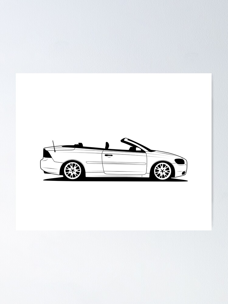 "Volvo C70 Cabrio V2" Poster by citroenc5 | Redbubble