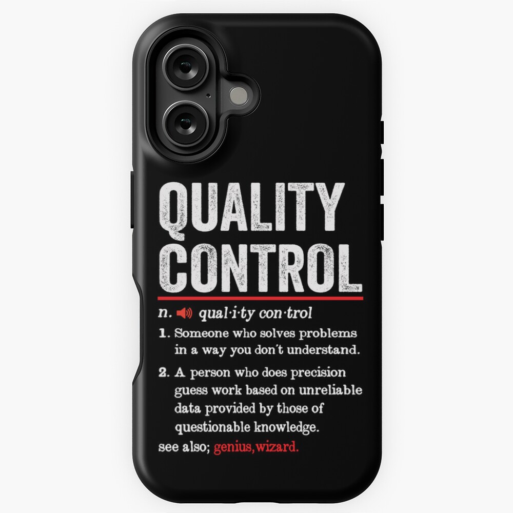 "Quality Control Funny Definition: Quality Control Gift - Quality ...