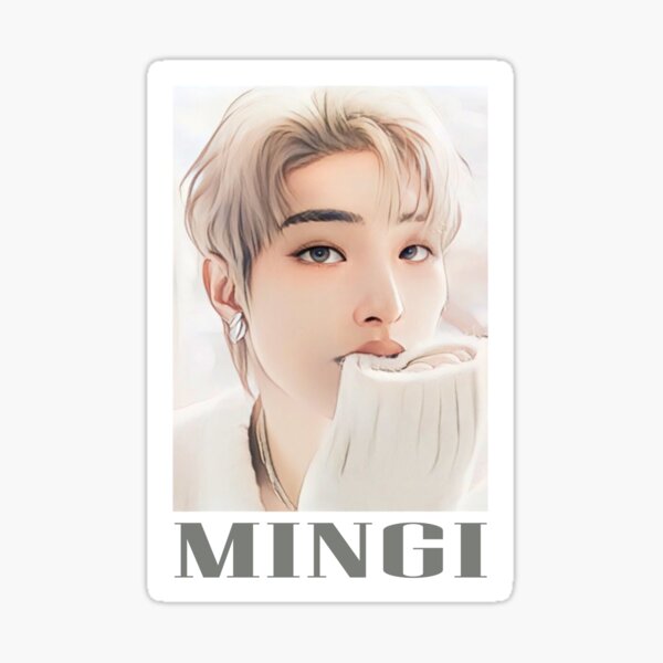 "Ateez Ode to Youth Mingi" Sticker by LiveKpop | Redbubble