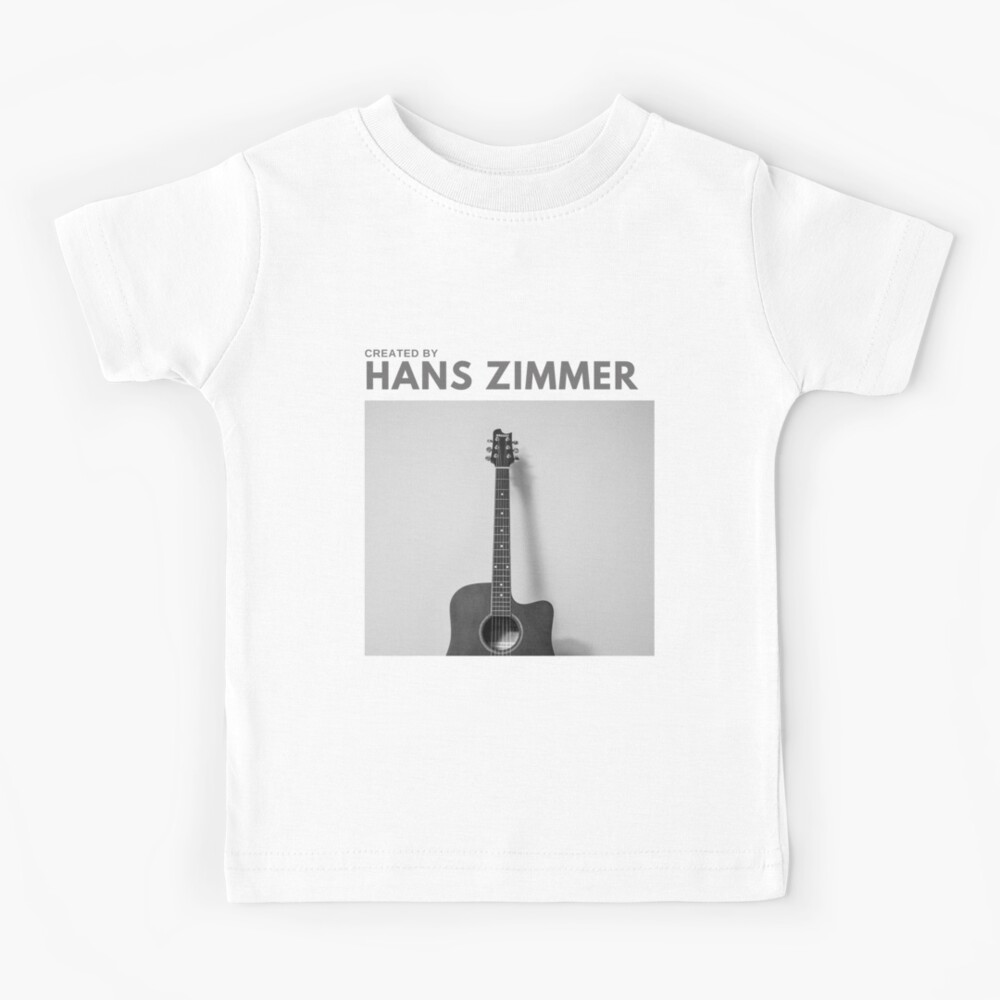 "Music by Hans Zimmer. Created by Hans Zimmer" Kids T-Shirt by ...