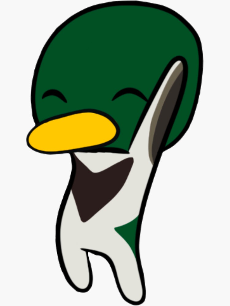"Chibi Duck" Sticker for Sale by AlleyCat2214 | Redbubble