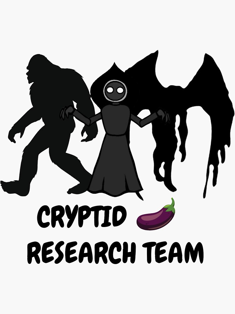 "Cryptid Research Team sticker" Sticker by NessaClaugh | Redbubble