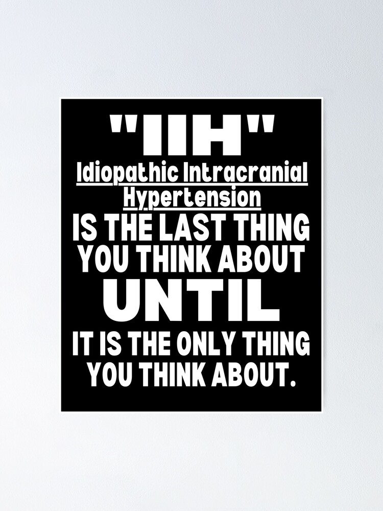 Póster «Hipertensión intracraneal idiopática IIh, Pseudotumor cerebri ...
