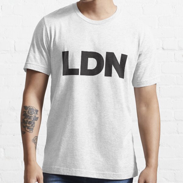 "LDN - London proud city print - black " T-shirt for Sale by ...