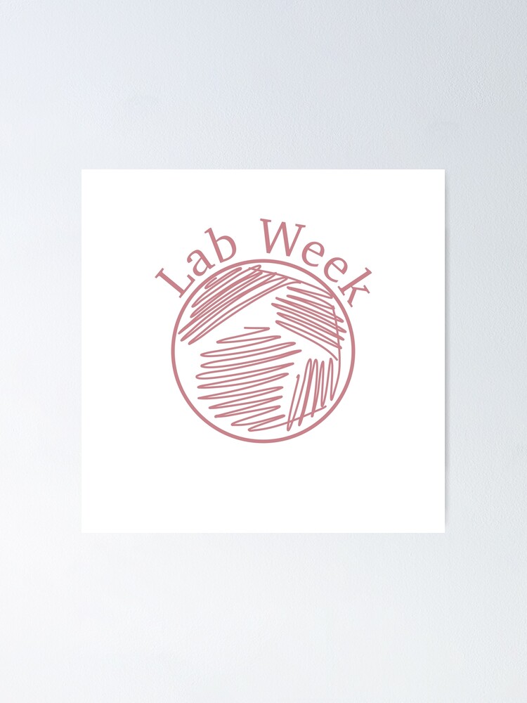 "Lab Week Agar Plate Pink" Poster for Sale by Lindsey23art | Redbubble