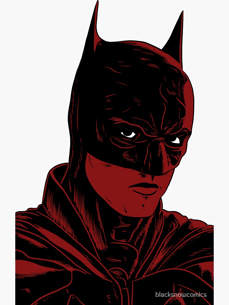 "Battinson" Sticker for Sale by blacksnowcomics | Redbubble