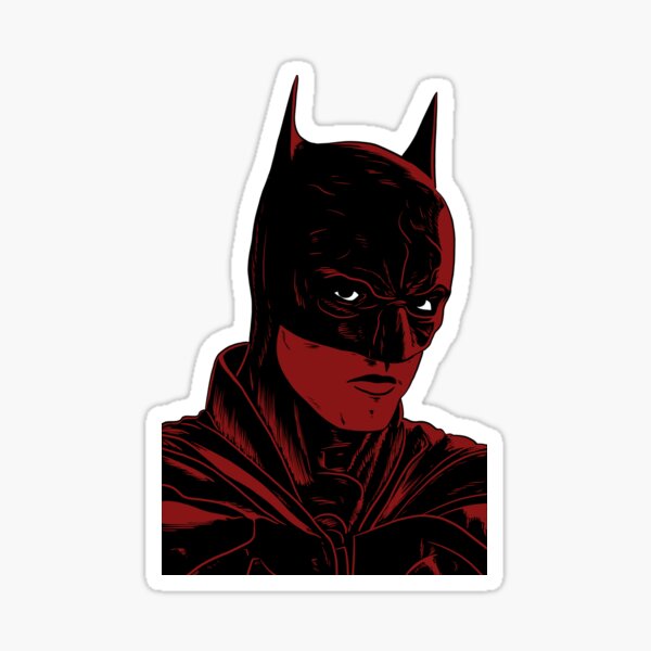 "Battinson" Sticker for Sale by blacksnowcomics | Redbubble