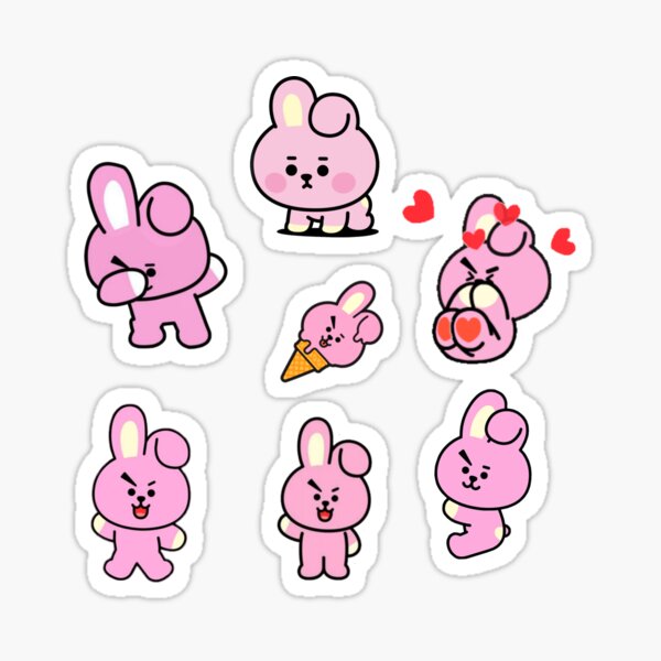 "BT21 Baby Cute COOKY Set" Sticker for Sale by JeonDaisy | Redbubble