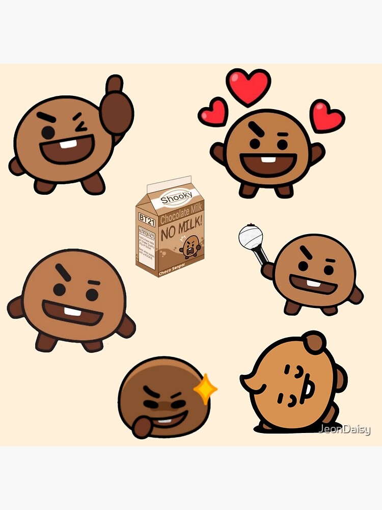 Póster «BT21 bebé lindo conjunto SHOOKY» de JeonDaisy | Redbubble