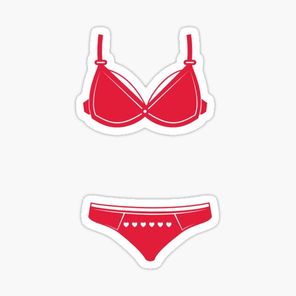 "Ladies Underwear" Sticker for Sale by Marvelpic | Redbubble