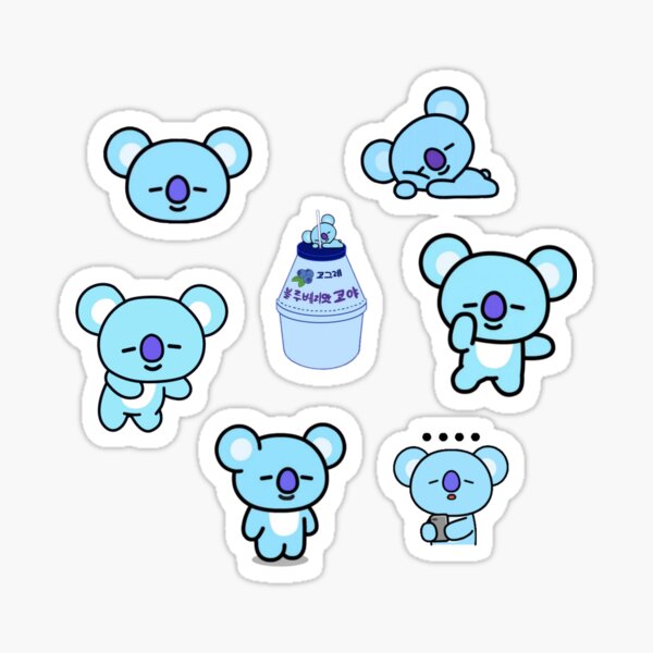 "BT21 Baby Cute KOYA Set" Sticker for Sale by JeonDaisy | Redbubble