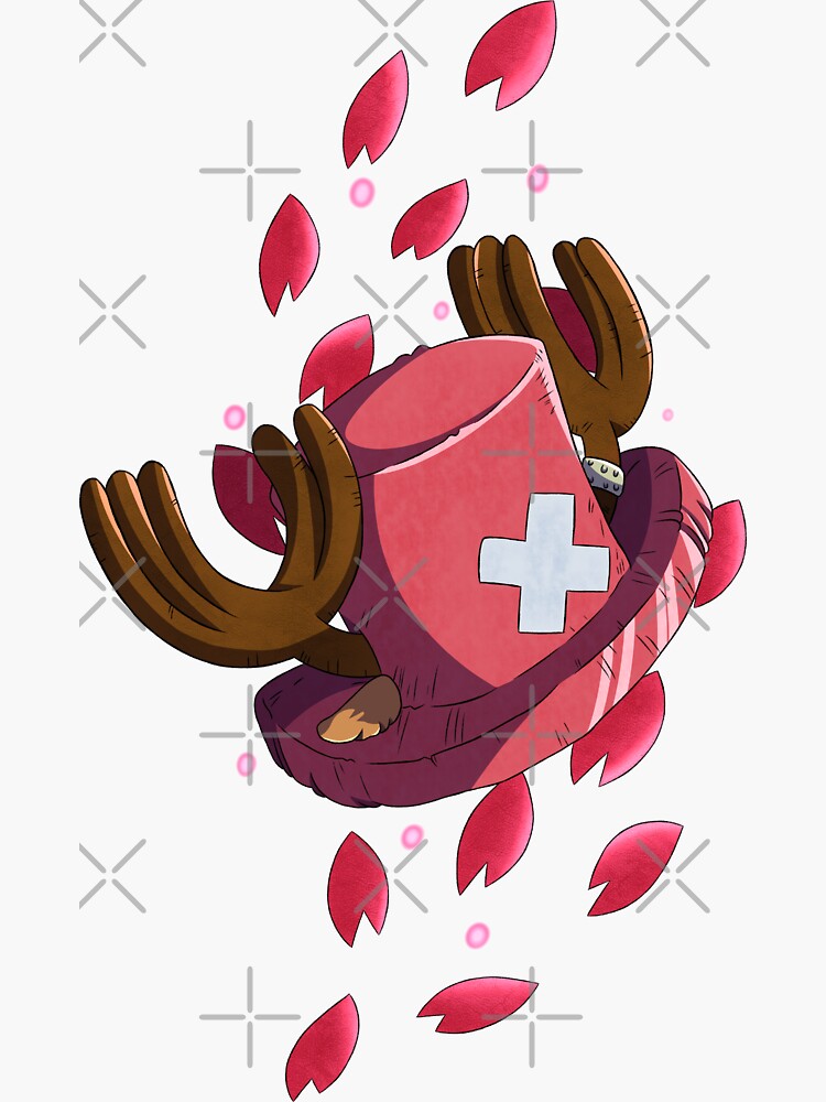 "Chopper Hat One Piece" Sticker by GUXTA | Redbubble