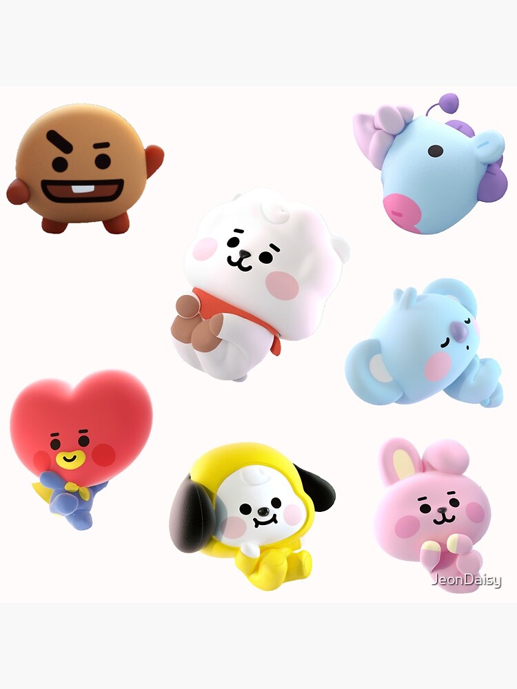 "BT21 Baby Cute REALISTIC DOLL Set" Poster for Sale by JeonDaisy ...