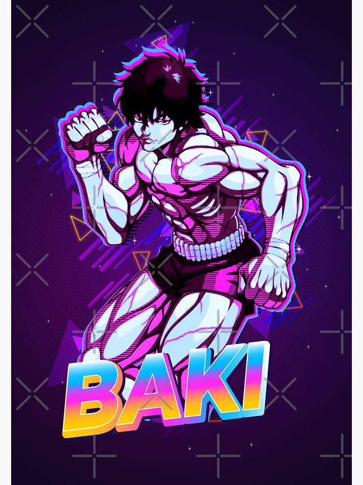 "Baki Hanma | Baki The Grappler" Sticker by Fish6SticksP | Redbubble