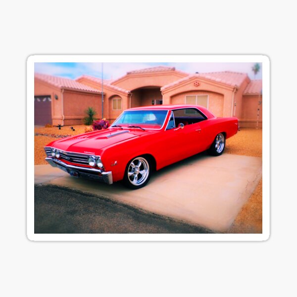 "1967 Chevelle" Sticker for Sale by tvlgoddess2 | Redbubble