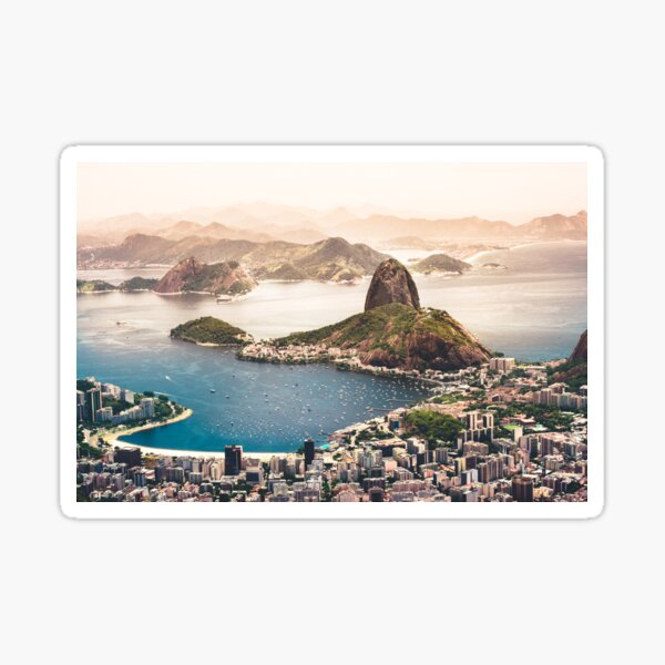 "Rio de Janeiro" Sticker by wallacersales | Redbubble