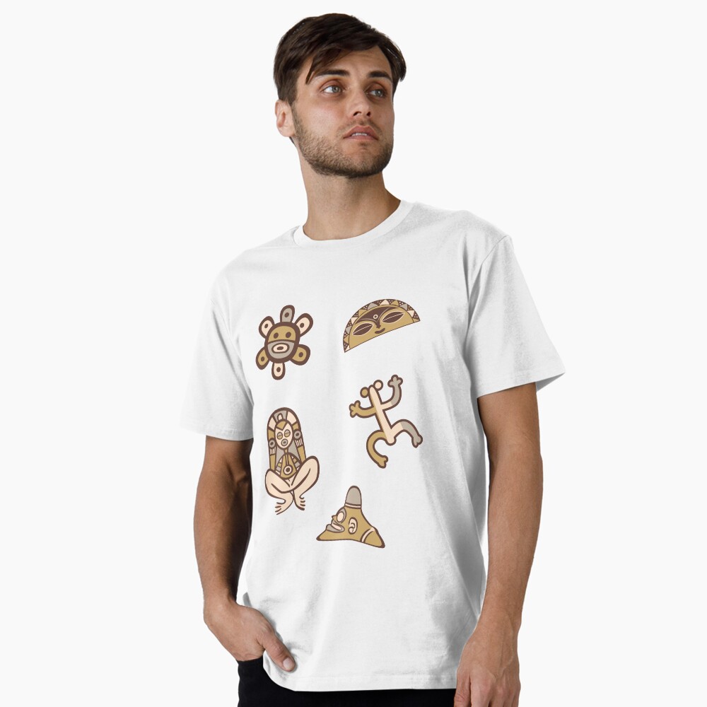 "Tainos Puerto Rico Coqui Atabey Cemi Sun Moon Neutral Colors" Poster ...