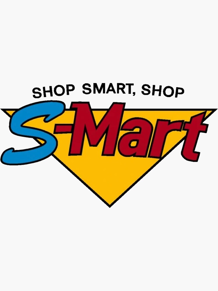 "Shop Smart Shop S-Mart" Sticker for Sale by carnagesb | Redbubble
