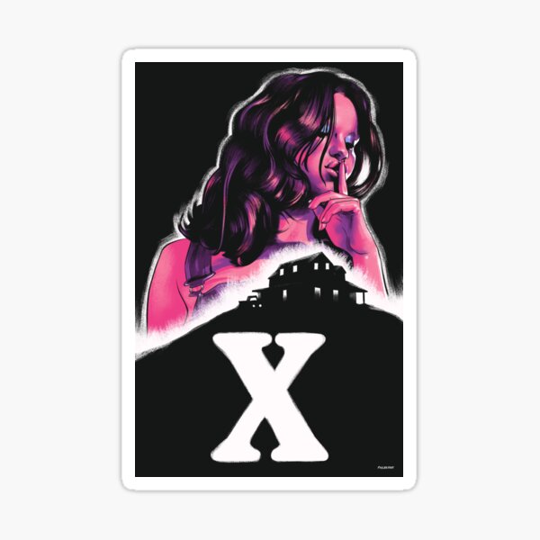 "X Movie Art" Sticker by PhilRayArt | Redbubble