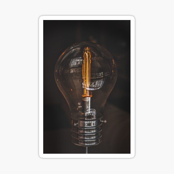 "Light Bulb" Sticker by Brzi-Sp | Redbubble