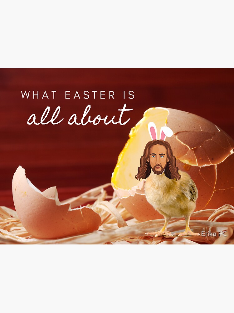 "The True Meaning of Easter" Sticker by erkela-805 | Redbubble