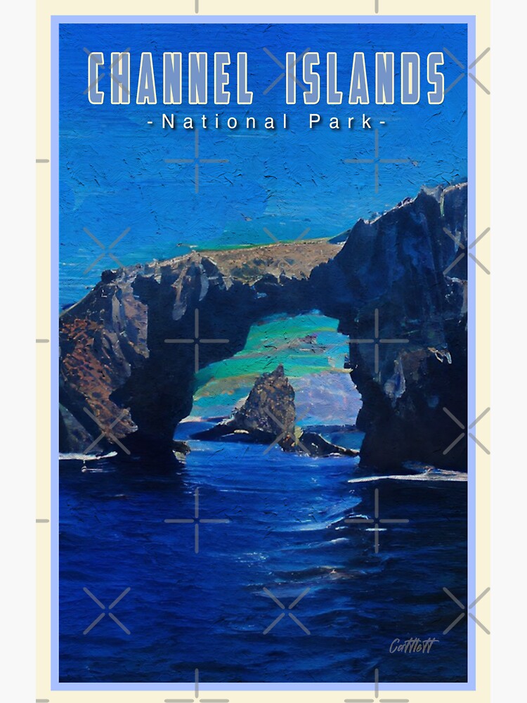 "Travel Channel Islands National Park California" Sticker by ...