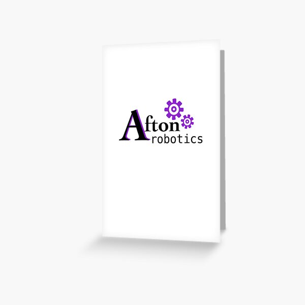 "Afton robotics logo" Greeting Card by parakeetz | Redbubble