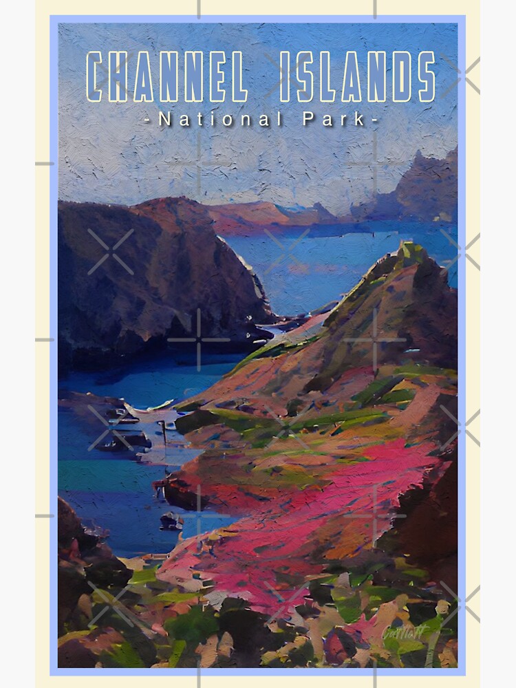 "SoCal Travel Channel Islands National Park California" Sticker for ...
