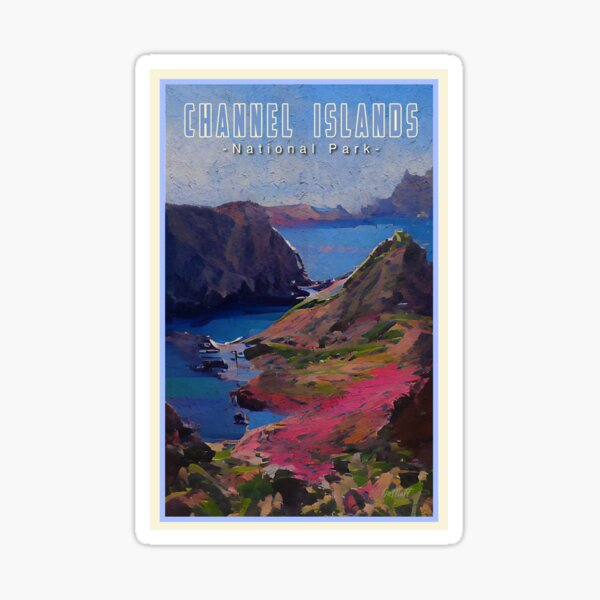 "SoCal Travel Channel Islands National Park California" Sticker for ...